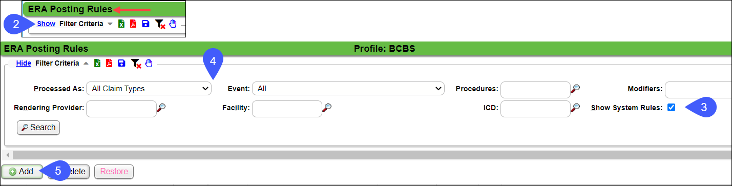 ERA Management Profiles, Rules, and CARC Crosswalk