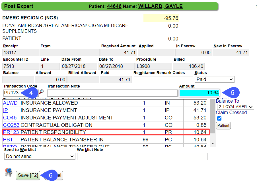 Post a PR Transaction Code instead of a CO