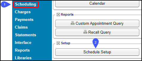 Schedule Setup and Build Overview